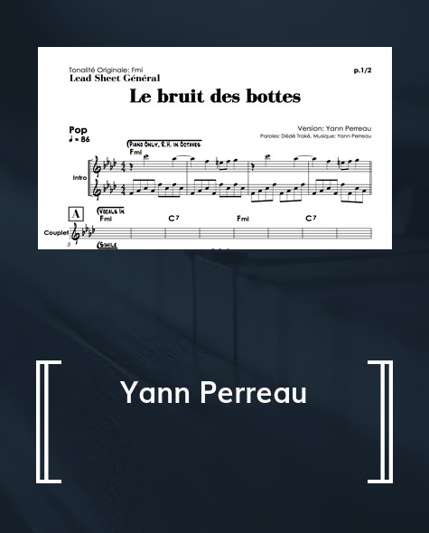 Partition de Le bruit des bottes - Yann Perreau - Dédé Traké et al ...