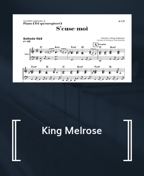 King Melrose - Les Partitions Replica